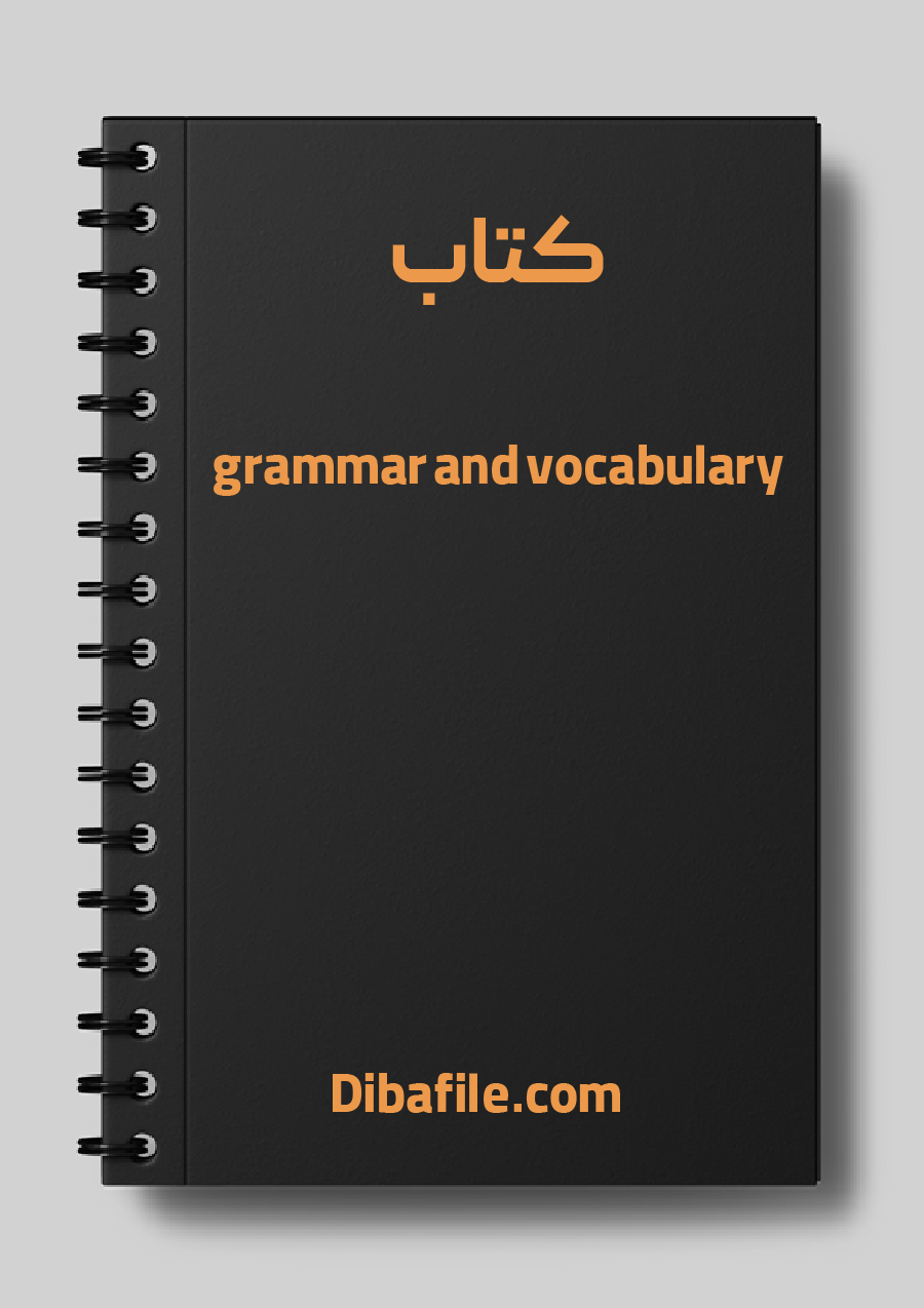 دانلود کتاب grammar and vocabulary